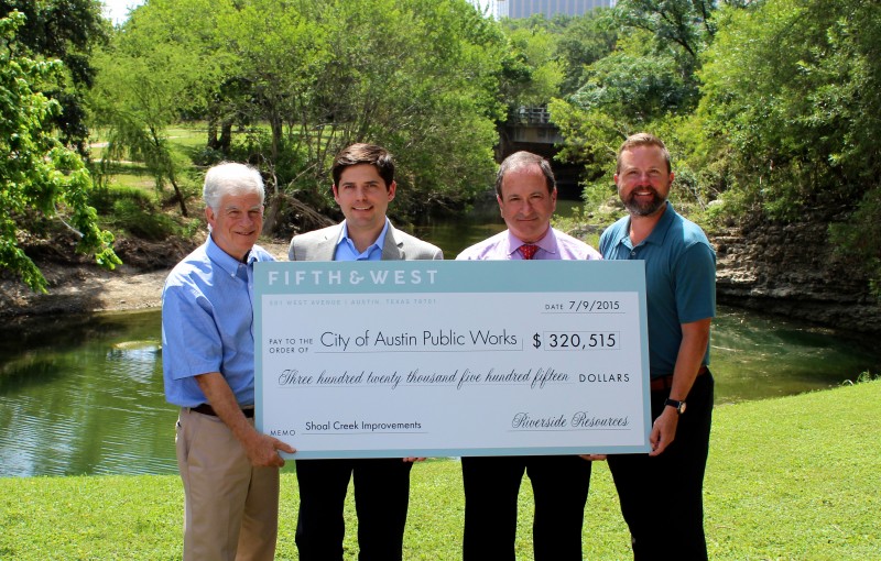 Riverside Resources Pays it Forward - Shoal Creek Conservancy